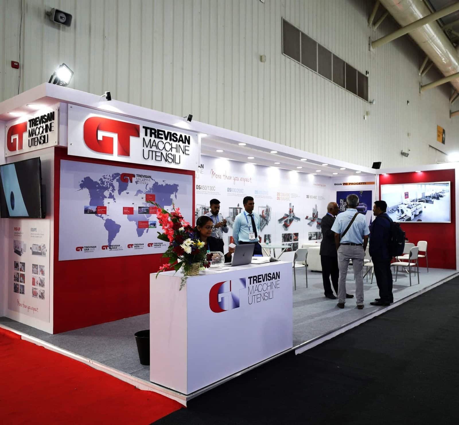 2 Side Open Stall Design | Custom Exhibition Booth Design